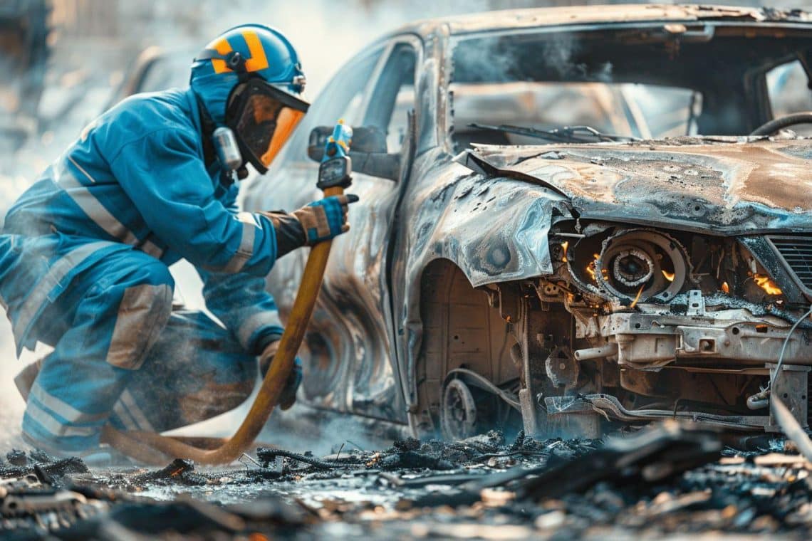 Expertise pour incendie de voiture : La procédure